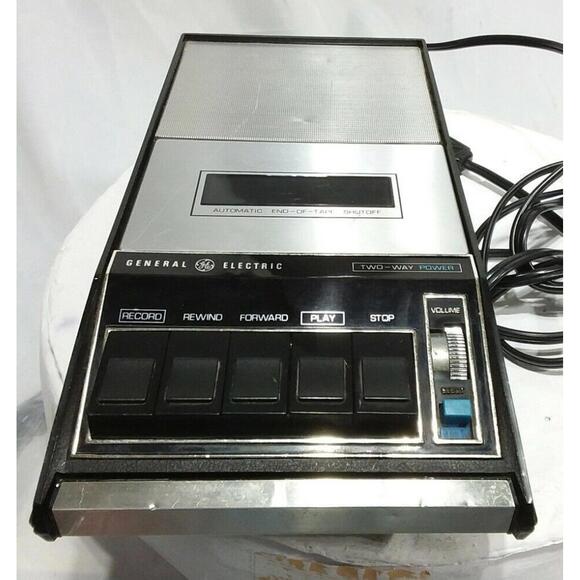 Other | General Electric 845a Tape Cassette Recorder Player Model ...